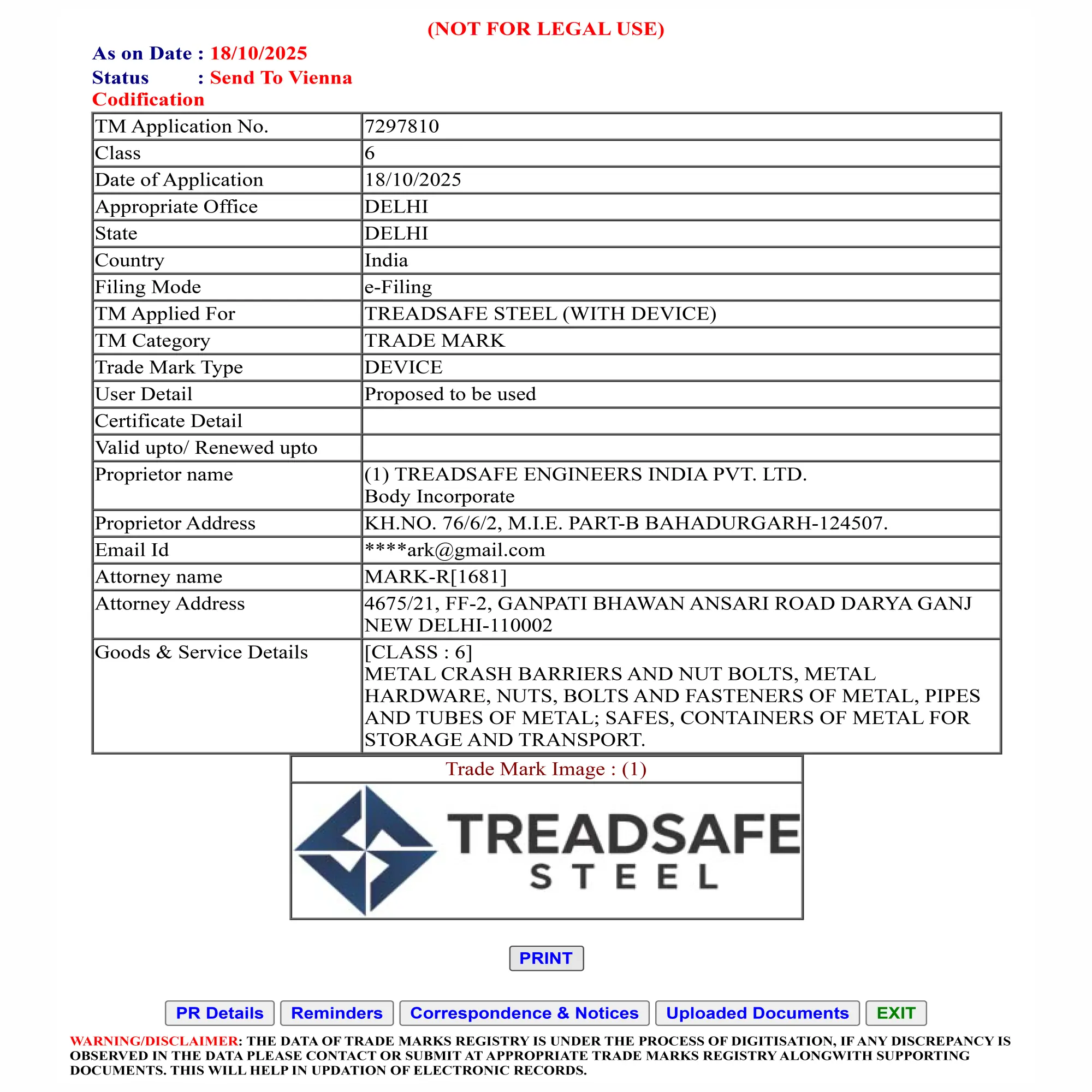 Certificates - Treadsafe Steel
